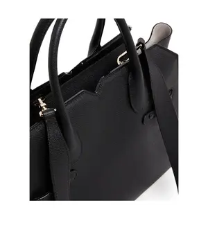 VALEXTRA Double Handle Shoulder Bag