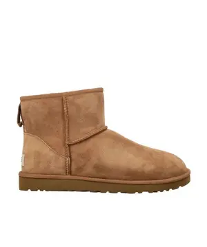 UGG Classic Mini Ankle Boots - Maroon