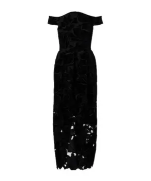 Erdem Cutout Velvet And Tulle Cocktail Dress - Black