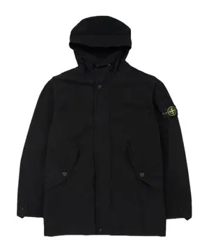 Stone Island Logo Patch Hooded Jacket