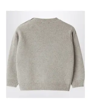 IL GUFO Logo Embroidered Crewneck Jumper