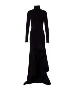 Stella McCartney Crêpe Jersey Gown - Black