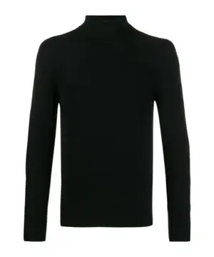 DRUMOHR Roll Neck Jumper - Black