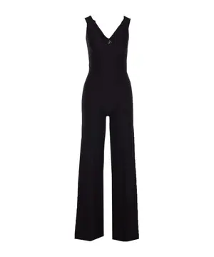 ANIYE BY Zip-back Jumpsuit - Black