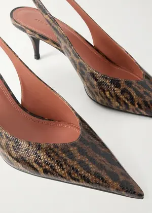 Amina Muaddi Pointed-toe High Heels