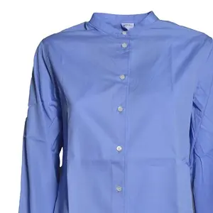 Aspesi Curved Hem Poplin Shirt