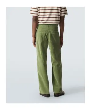 Auralee Cotton Corduroy Straight Leg Trousers