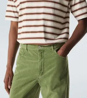 Auralee Cotton Corduroy Straight Leg Trousers