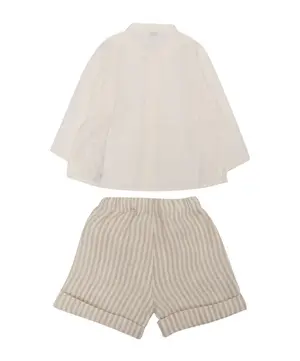 IL GUFO Embroidered Logo Stripe Detailed Tracksuit