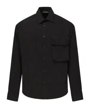 GIULIANO GALIANO Wolf Oversized Pocket Shirt