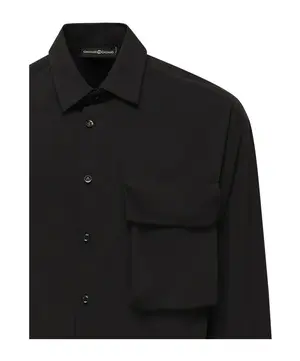 GIULIANO GALIANO Wolf Oversized Pocket Shirt