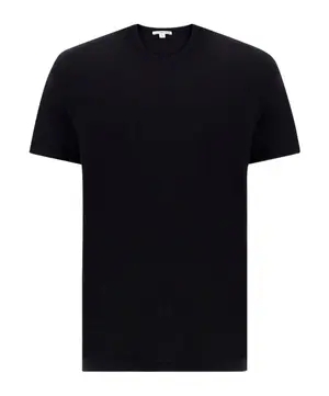 JAMES PERSE Crewneck Short-sleeved T-shirt - Black