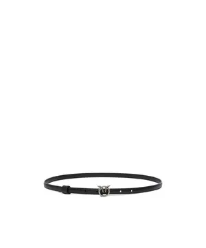 Pinko Love Bird Buckle Belt - Black