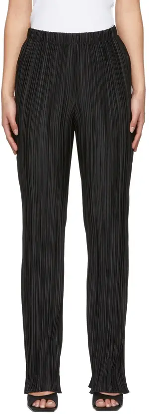 ANINE BING Billie Plissé Trousers