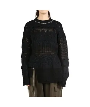 Y’s Destructured Stripe Knitwear