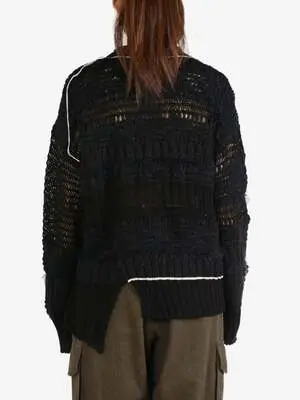 Y’s Destructured Stripe Knitwear