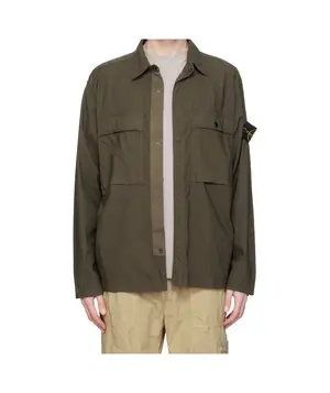 Stone Island Compass-badge Overshirt