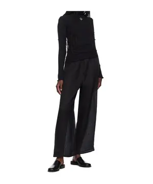 BASERANGE Domond Wide-leg Linen Trousers