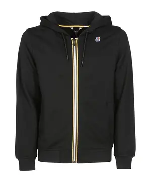 K-WAY Hooded Casual Jacket - Black