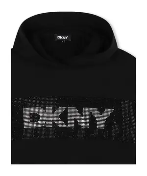 Dkny Hooded Long-sleeve Dress