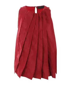 MARIA CALDERARA Pleated Sleeveless Top