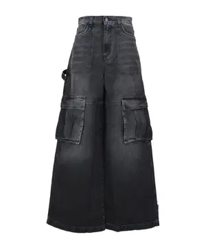 ANIYE BY Cargo Wide Leg Jeans