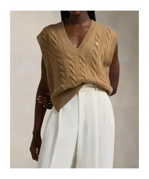 Polo Ralph Lauren V-neck Cable Knit Vest