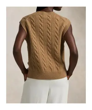 Polo Ralph Lauren V-neck Cable Knit Vest