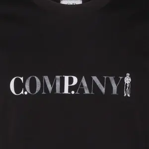 C.P. COMPANY Logo Printed Crewneck T-shirt