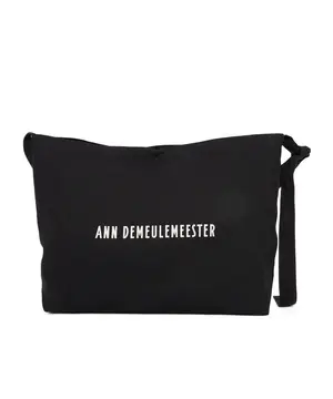 ANN DEMEULEMEESTER Ad Large Shoulder Bag - Black