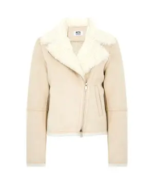 BETTA CORRADI Long-sleeved Casual Jacket - Beige