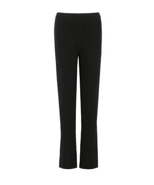 BARRIE Pleated Wool Cashmere Leggings