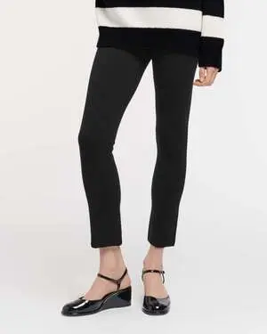 BARRIE Pleated Wool Cashmere Leggings
