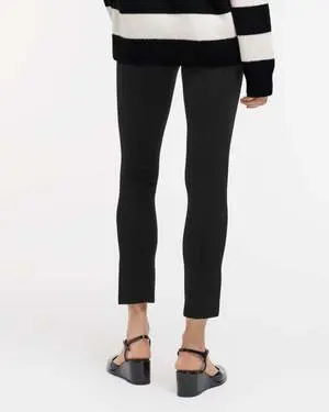 BARRIE Pleated Wool Cashmere Leggings