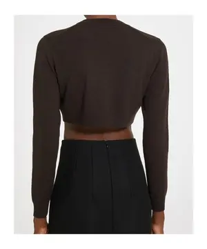 PATOU Cropped Knit Sweater