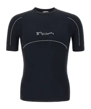 ROA Seamless Crewneck T-shirt - Black