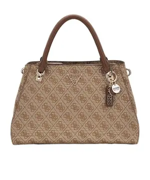 Guess Noelle 4g Tote Bag - Multi Beige