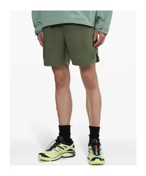 SUNFLOWER Elastic Waist Shorts With Zippered Back Pocket