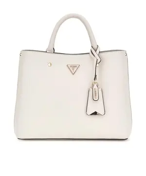 Guess Logo Handbag - Ivory
