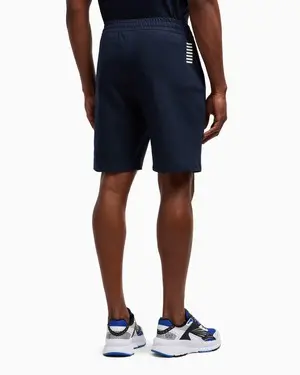 EA7 Logo Printed Track Shorts