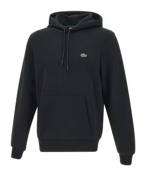 Lacoste Fleece Hoodie - Black