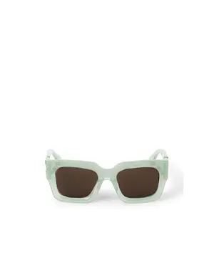 Off-White Full Frame Sunglasses - Green