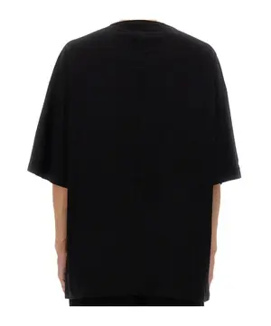 Rick Owens Text Printed Crewneck T-shirt