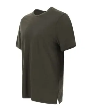KANGRA Flamed Cotton Crew Neck T-shirt