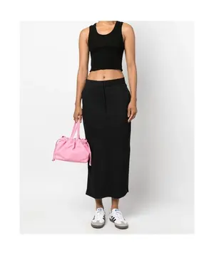 AGOLDE Ribbed Knit Cropped Vest