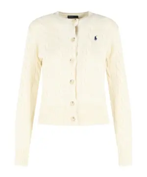 Polo Ralph Lauren Polo Ralph Lauren Cable Knit Cardigan Cream