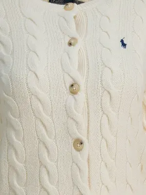 Polo Ralph Lauren Cable Knit Cardigan - Cream