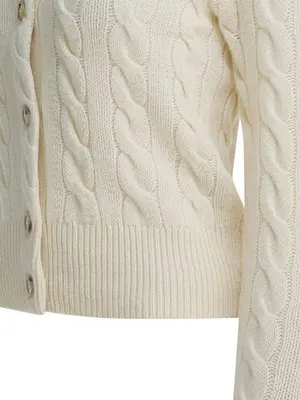 Polo Ralph Lauren Cable Knit Cardigan - Cream