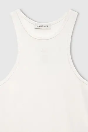 ANINE BING Ribbed Tank Top