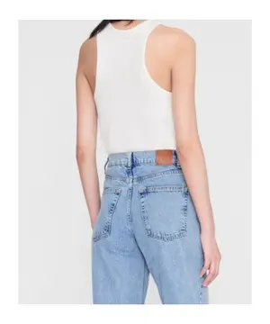 ANINE BING Ribbed Tank Top
